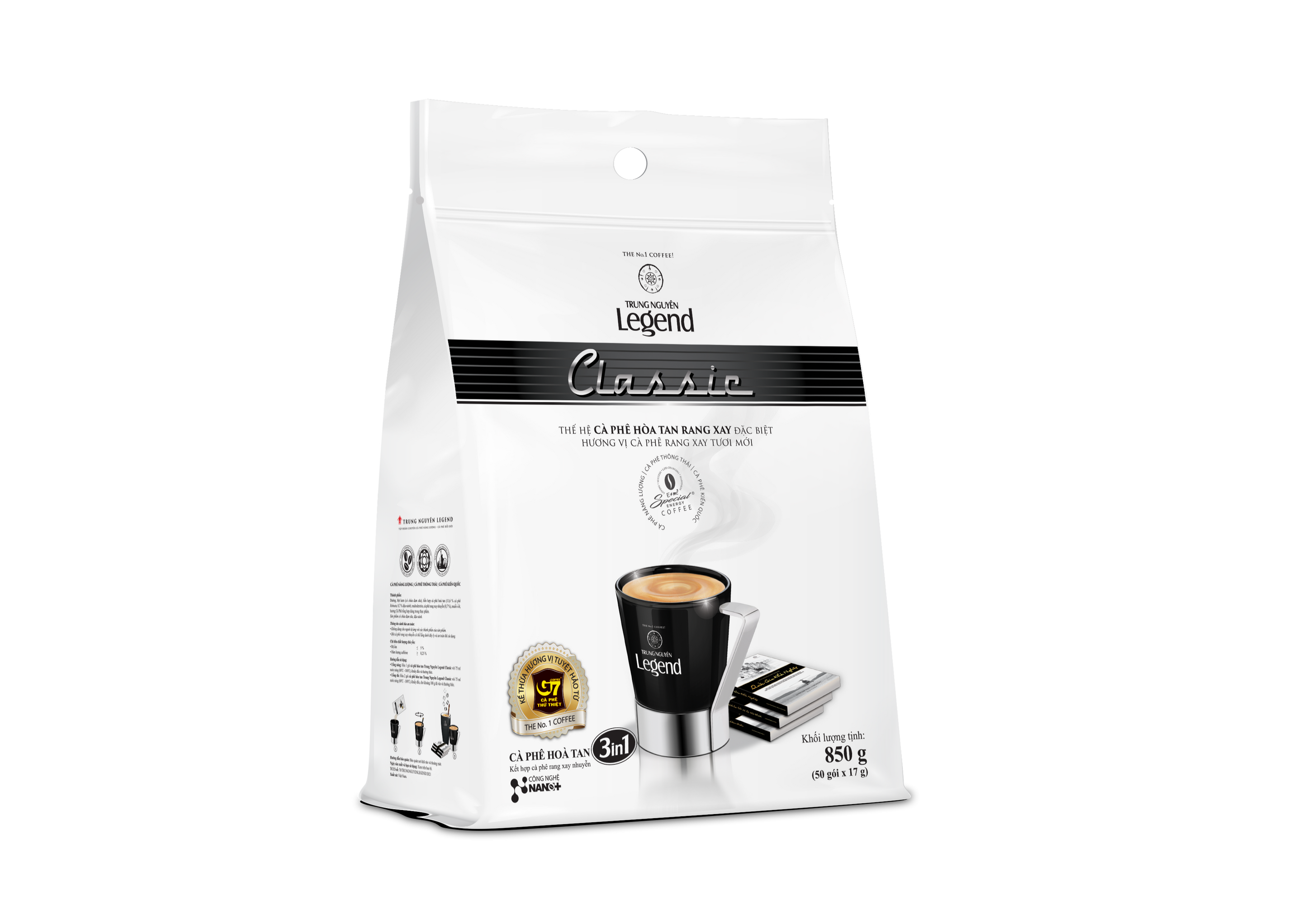 Trung Nguyen Legend Classic (50 sachets) – TANGO GLOBAL MARKET INC